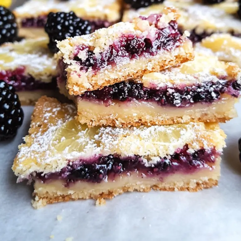 Blackberry Lemon Squares – SavorySplash