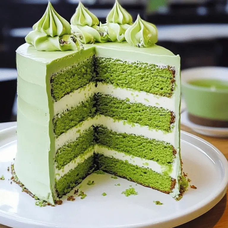 Matcha Dream Cake - SavorySplash