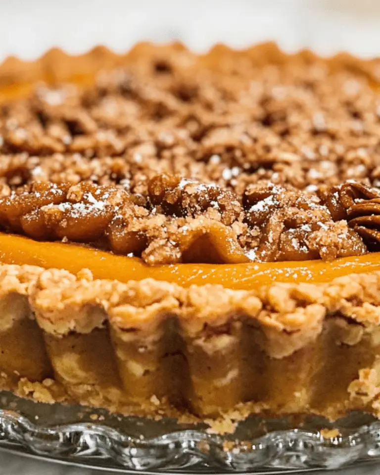 Praline Pumpkin Pie - Savory Splash