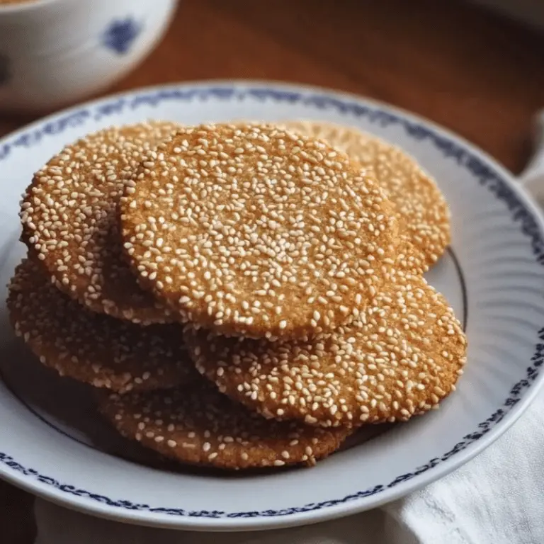 Sesame Delight Cookies - SavorySplash