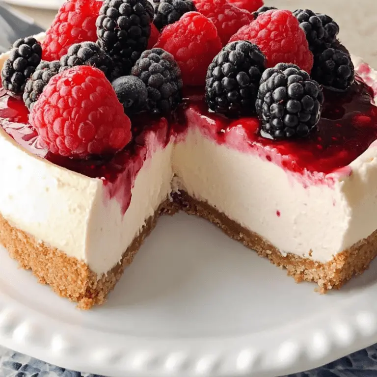Triple Berry Cheesecake - Savory Splash