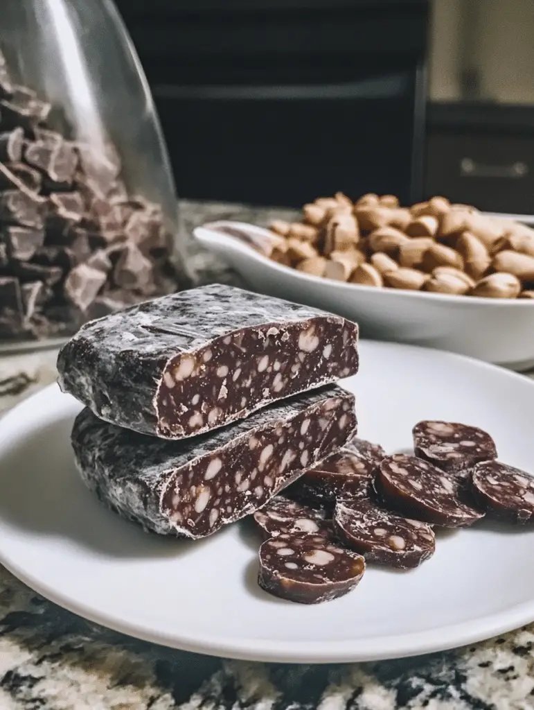 Chocolate Salami Delight - Savory Splash