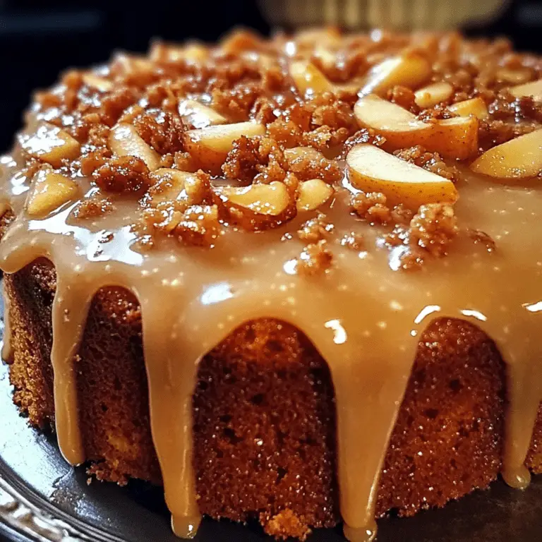 Decadent Caramel Crunch Layer Cake - Savory Splash