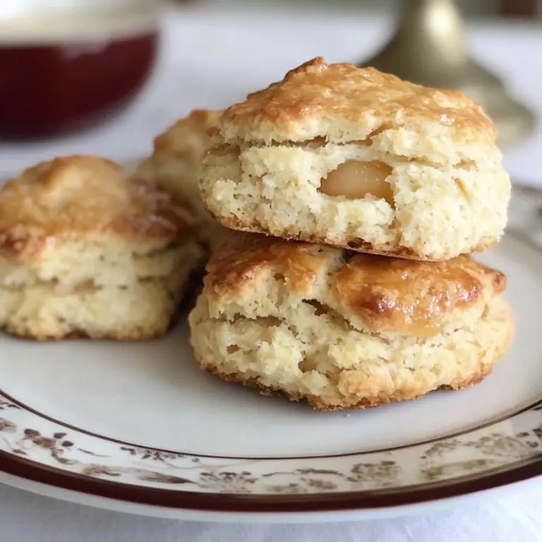 Autumn Apple Butter Scones - Savory Splash