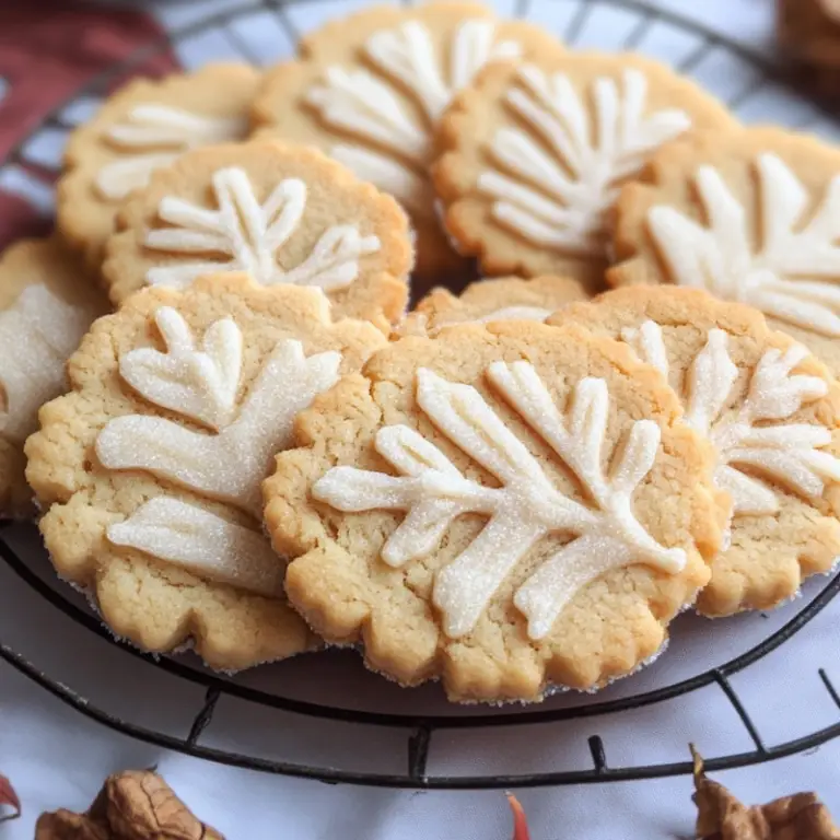 Autumn Spice Sugar Cookies - SavorySplash