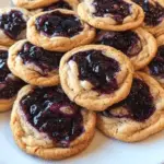 Blueberry Jam Surprise Cookies - Savory Splash