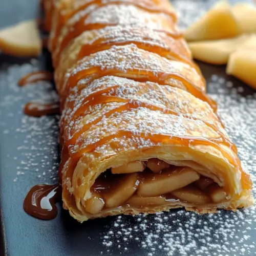 Caramel Apple Strudel - Savory Splash