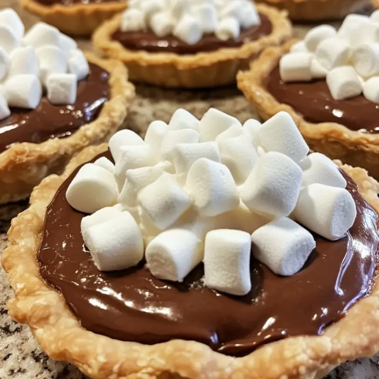 Chocolate Marshmallow Pies - Savory Splash