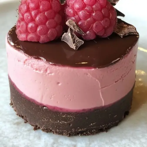 Chocolate Raspberry Bavarois - Savory Splash