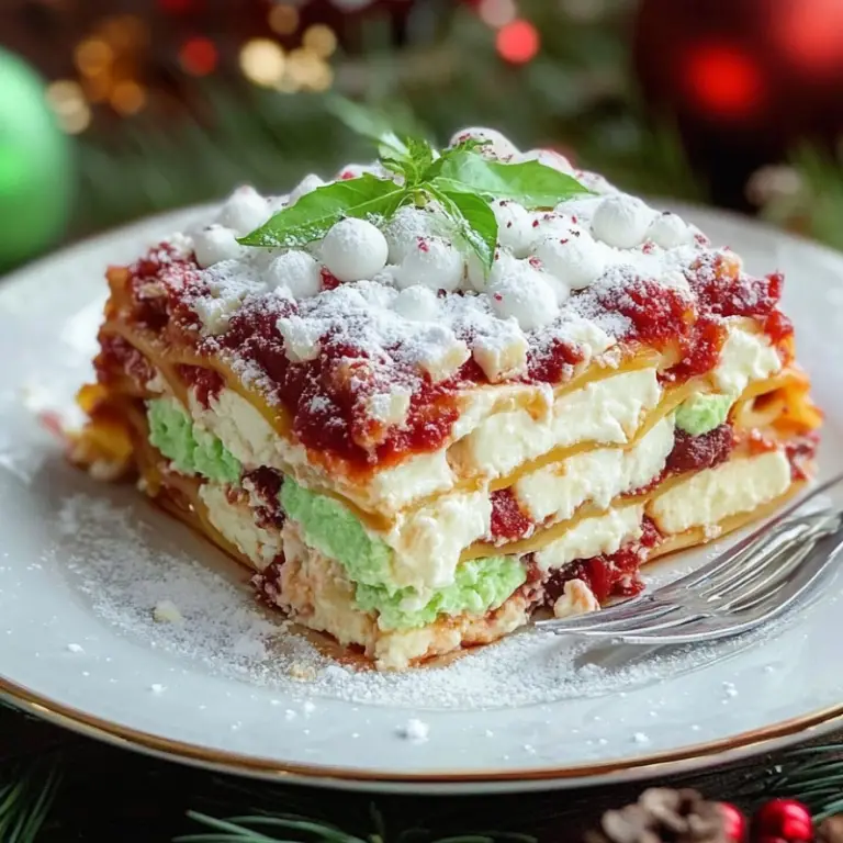 Christmas Lasagna - Savory Splash