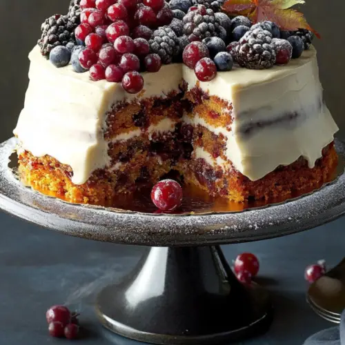 Harvest Cake - SavorySplash