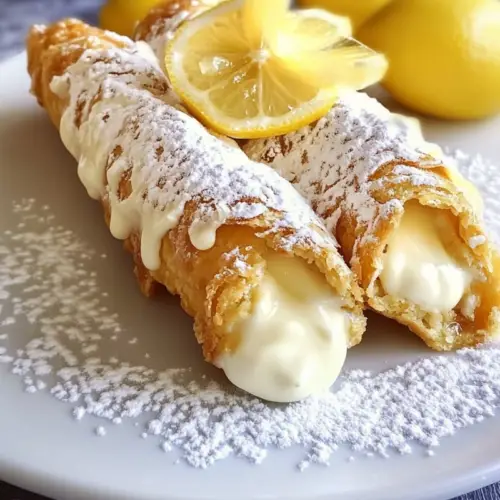 Lemon Cannoli Delight - Savory Splash
