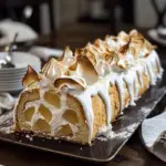 Lemon Meringue Log - Savory Splash
