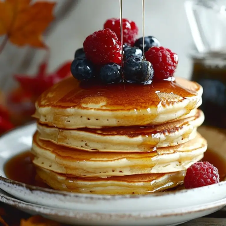 Maple Harvest Pancakes - Savory Splash