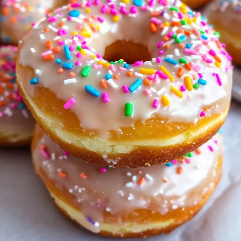 Maple Sprinkle Donuts - Savory Splash