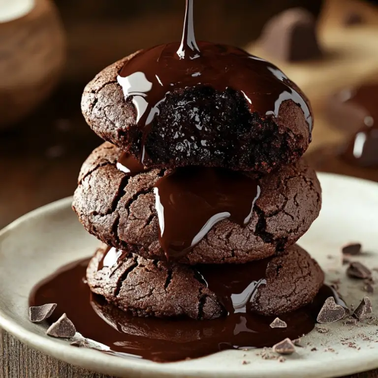 Molten Chocolate Truffle Cookies - Savory Splash