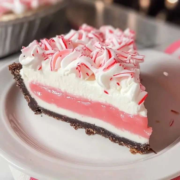 Peppermint Delight Pie - SavorySplash