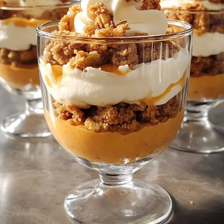 Pumpkin Crunch Parfaits - Savory Splash