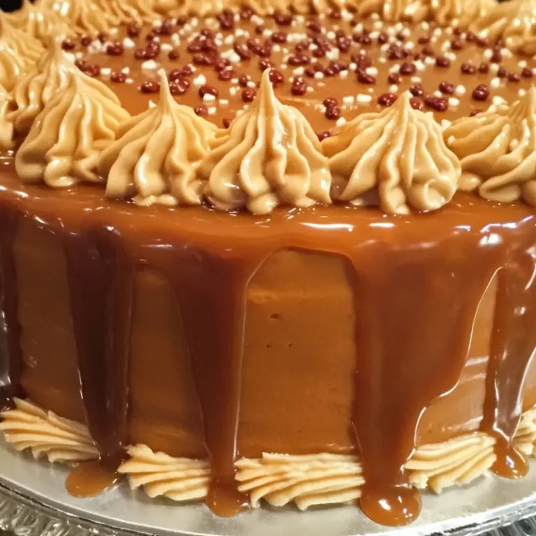 Salted Caramel Harvest Cake - Savory Splash