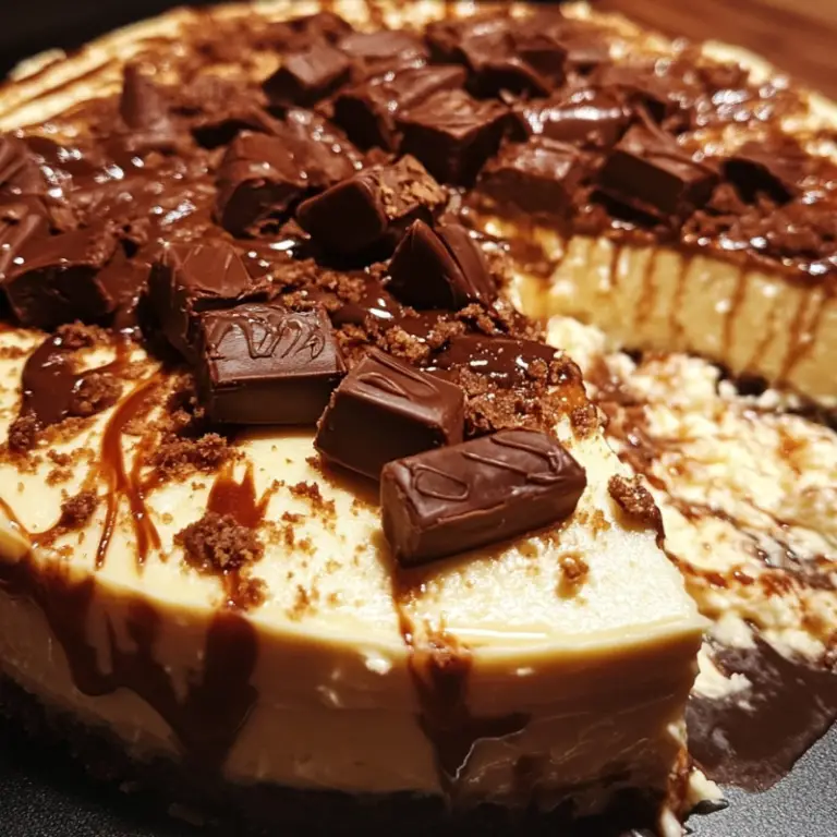 Snickers Cheesecake Delight Recipe: A Perfect Dessert