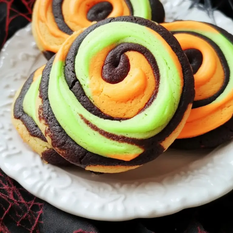 Spooky Swirl Cookies - Savory Splash