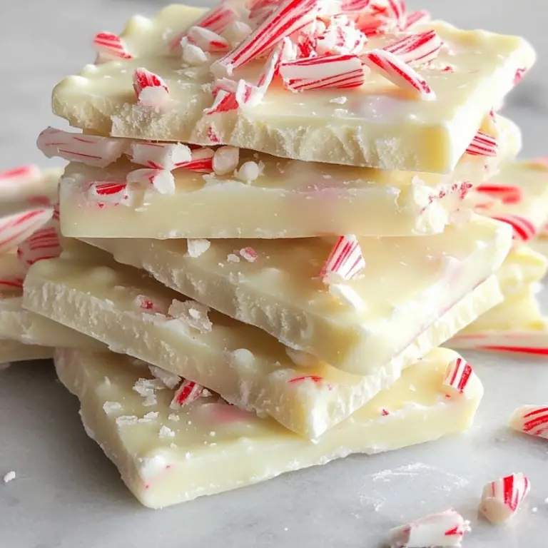 White Chocolate Peppermint Bark - Savory Splash