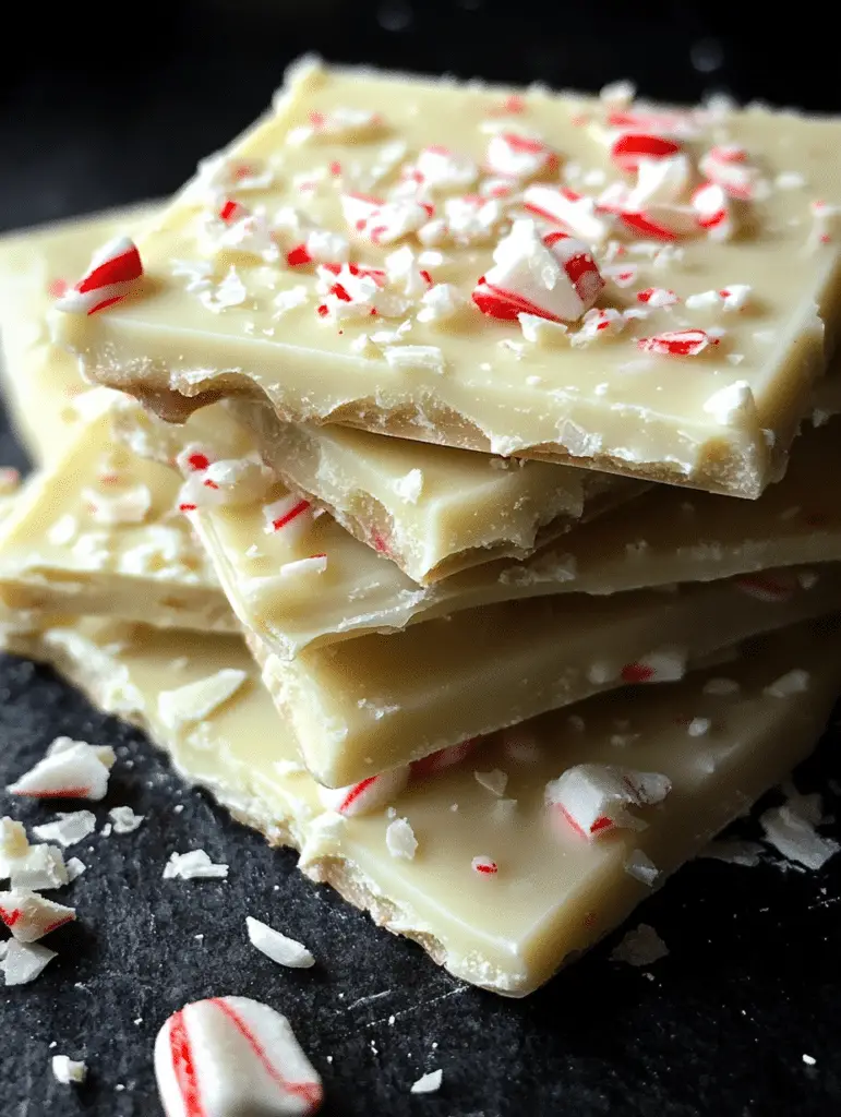 White Chocolate Peppermint Bark - Savory Splash