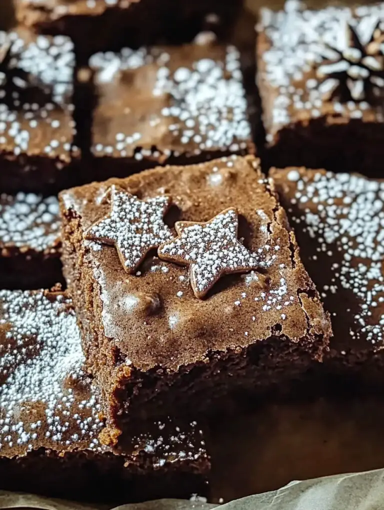 Gingerbread Brownies - Savory Splash