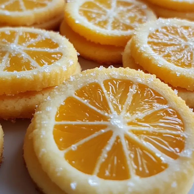Citrus Shortbread Cookies - Savory Splash