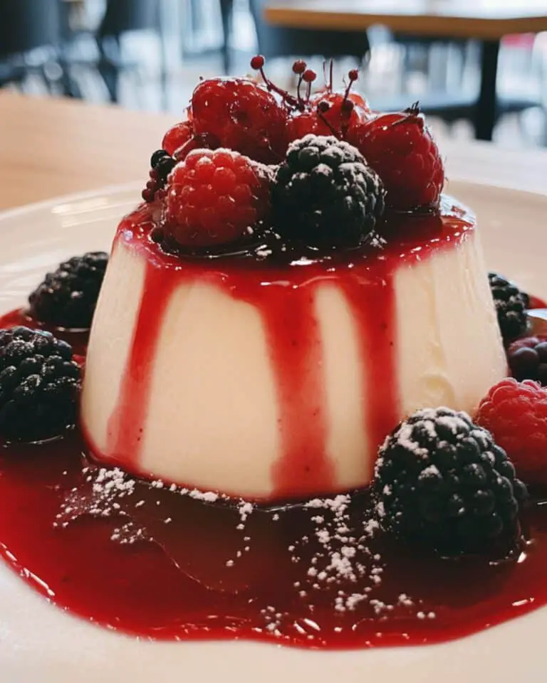 Berry Panna Cotta - Savory Splash