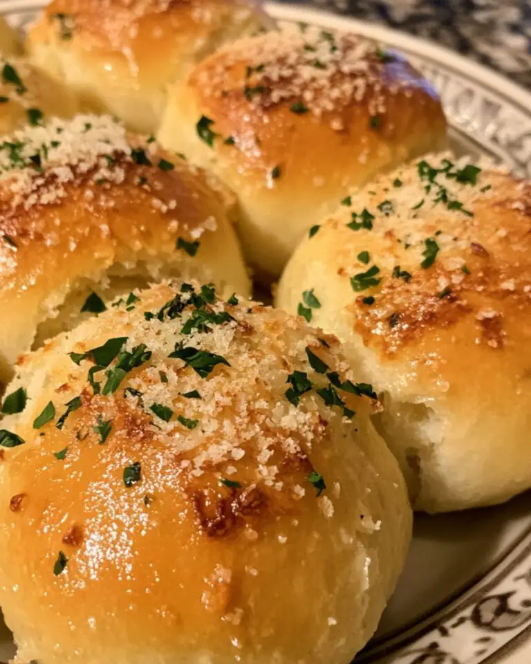 Garlic-Parmesan Rolls - Savory Splash