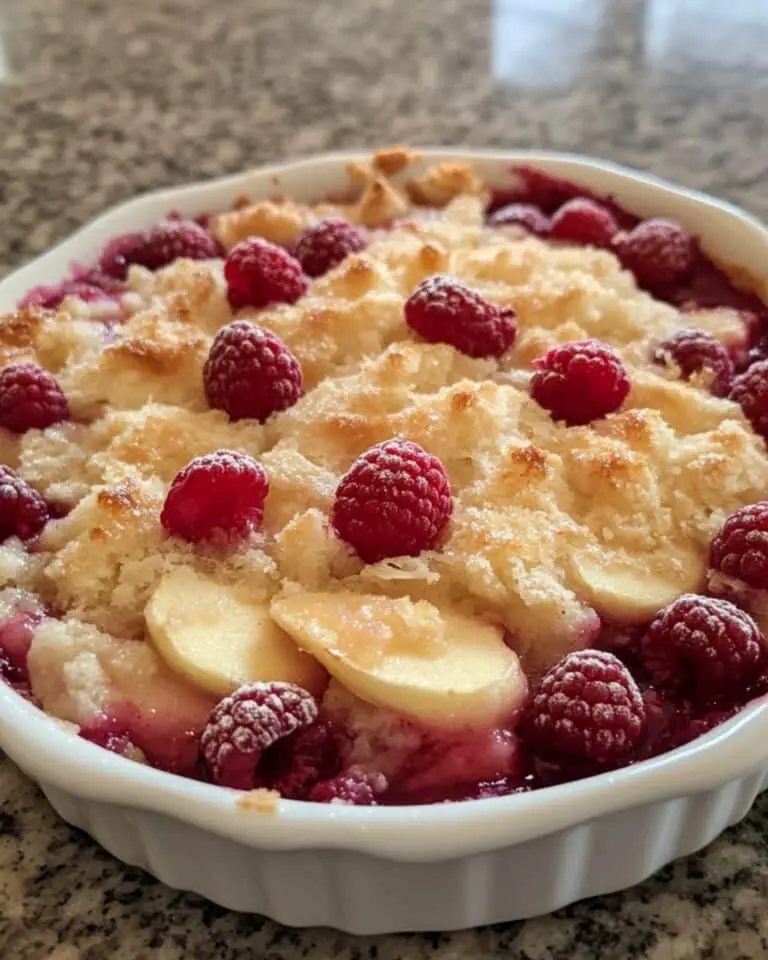 Apple Raspberry Pandowdy - Savory Splash