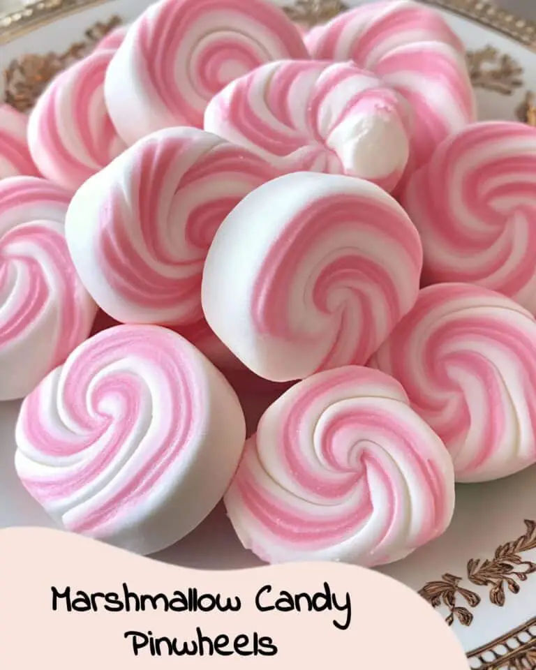 Marshmallow Candy Pinwheels - SavorySplash