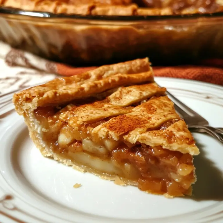 Spiced Autumn Pie - SavorySplash