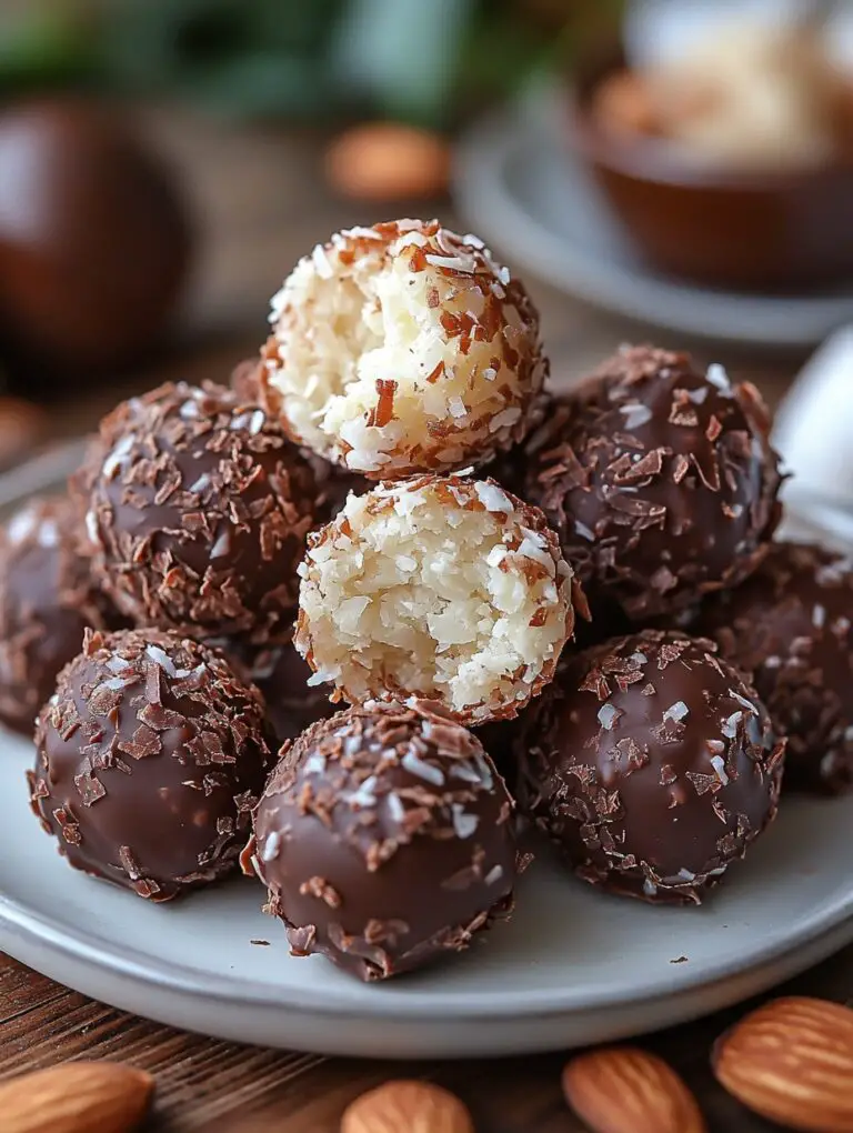 Almond Joy Coconut Bites: A Bite-Sized Treat of Chocolate and Coconut ...