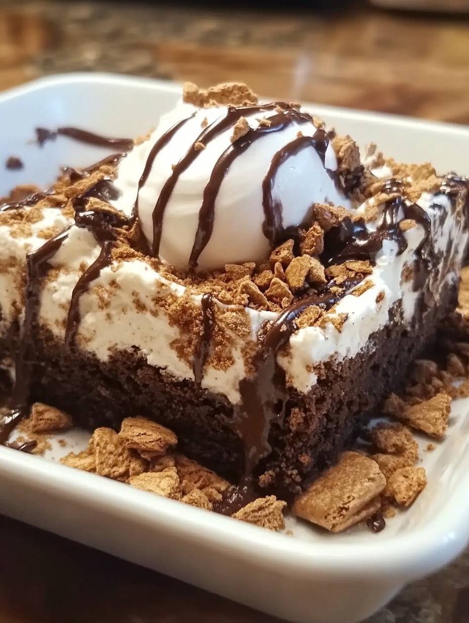 S'mores Brownie Adventure - SavorySplash