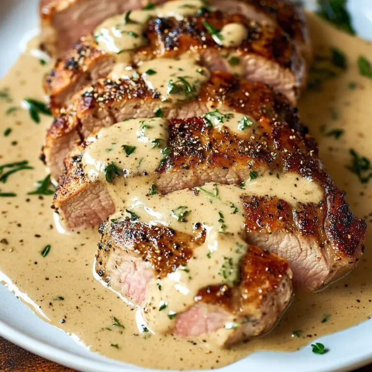 Best-Ever Pork Tenderloin with Dijon Cream Sauce – SavorySplash