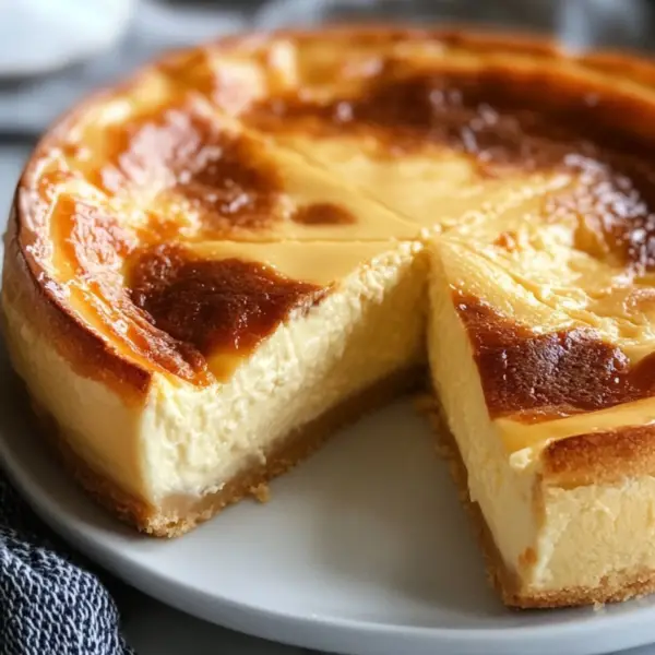 Basque Cheesecake - Savory Splash