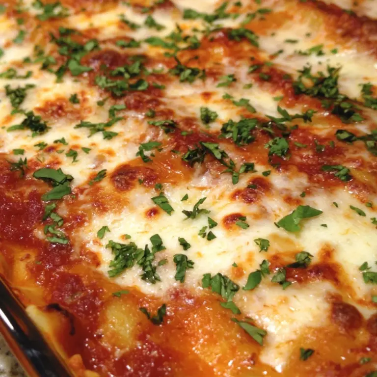 Fall lasagna - SavorySplash