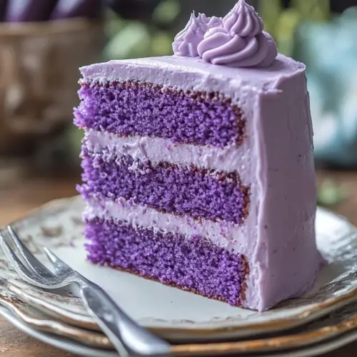 Ube Layer Cake – SavorySplash