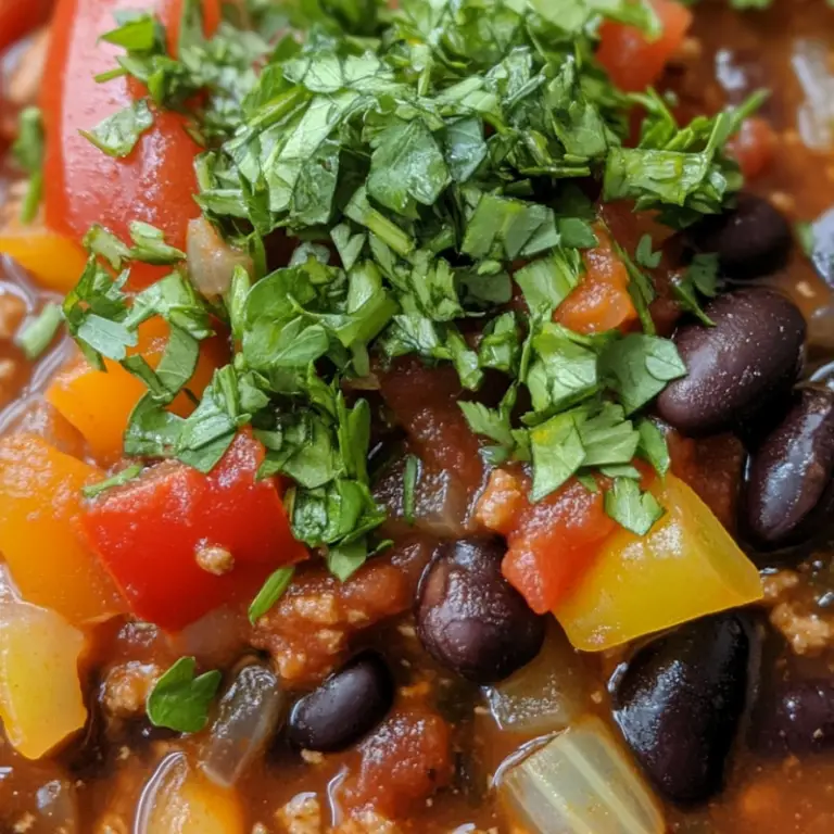 Vegetarian Chili - Savory Splash
