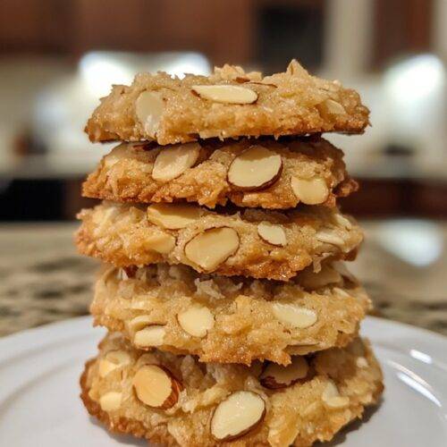 Crispy Coconut Almond Cookies – A Guilt-Free Delight! - Savory Splash