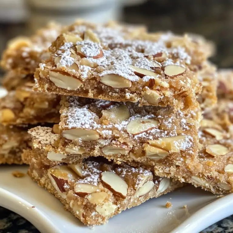 Crispy Italian Almond Bars - Savory Splash