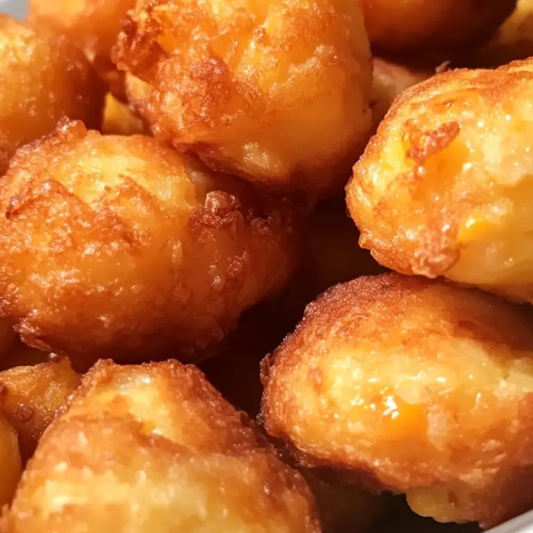 Cheesy Potato Corn Fritters - Savory Splash