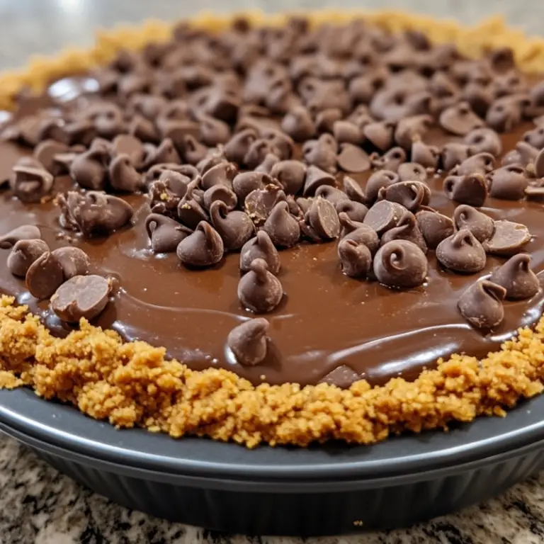 Peanut Butter Cup Pie - Savory Splash