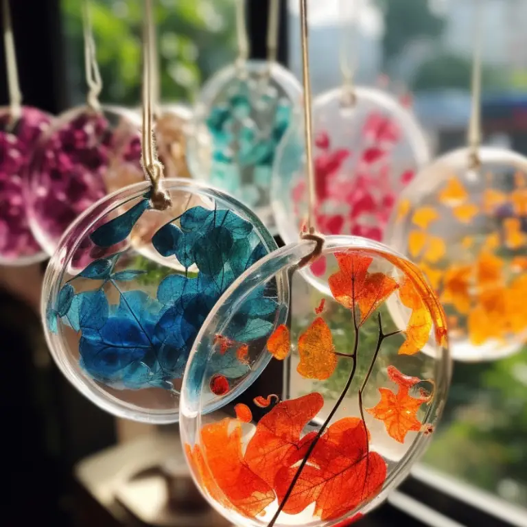 Bioplastic Suncatchers DIY - SavorySplash