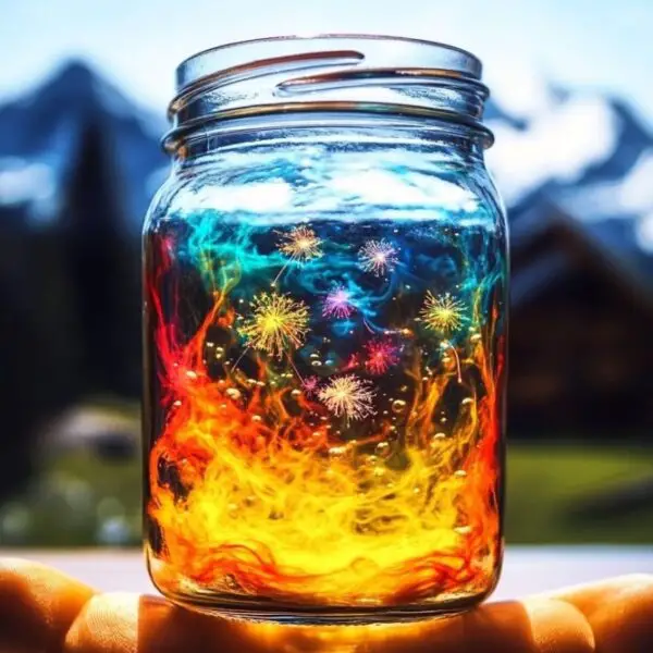 Fireworks in a Jar: A Magical, Mess-Free Explosion of Color! - Savory ...