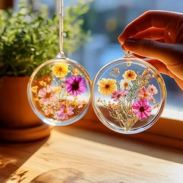 Clear Glue Flower Suncatcher: A Stunning DIY to Brighten Your Windows ...