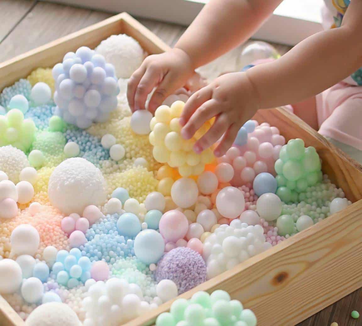 DIY Colorful Foam Sensory Play – A Simple, Joyful Mess! - Savory Splash