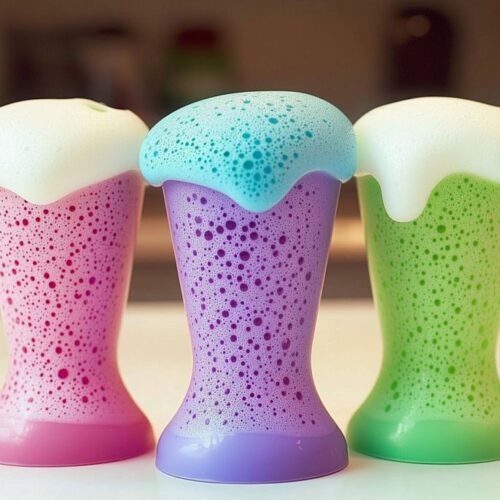 Mini Volcano Eruption: A Fizzy, Colorful Science Experiment for Kids ...